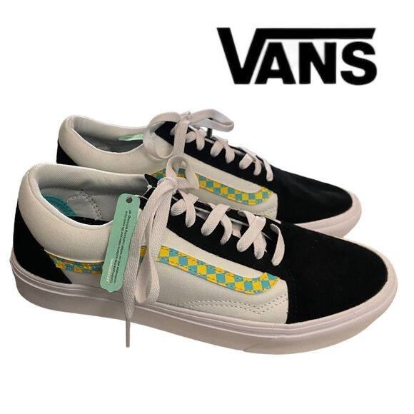 Vans | Shoes | Vans Old Skool Comfycush Showcaseblk Check Sneakers New ...